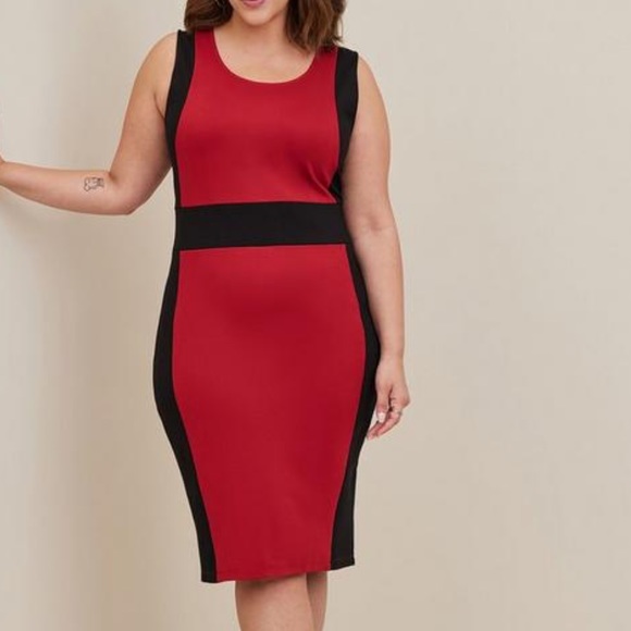 torrid | Dresses | Nwt Midi Studio Luxe Ponte Contour Bodycon Dress ...